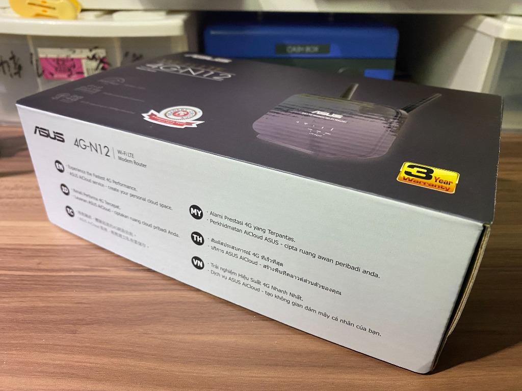 ASUS 華碩 4G-N12數據機路由器 Wi-Fi LTE Modem Router, 電腦＆科技, 電腦周邊及配件, Wifi及上網相關 ...