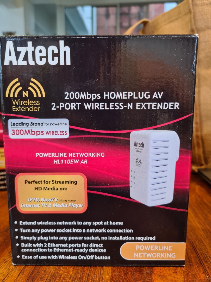 Aztech - Wireless-n Extender HL110EW-AR, Computers & Tech, Parts ...