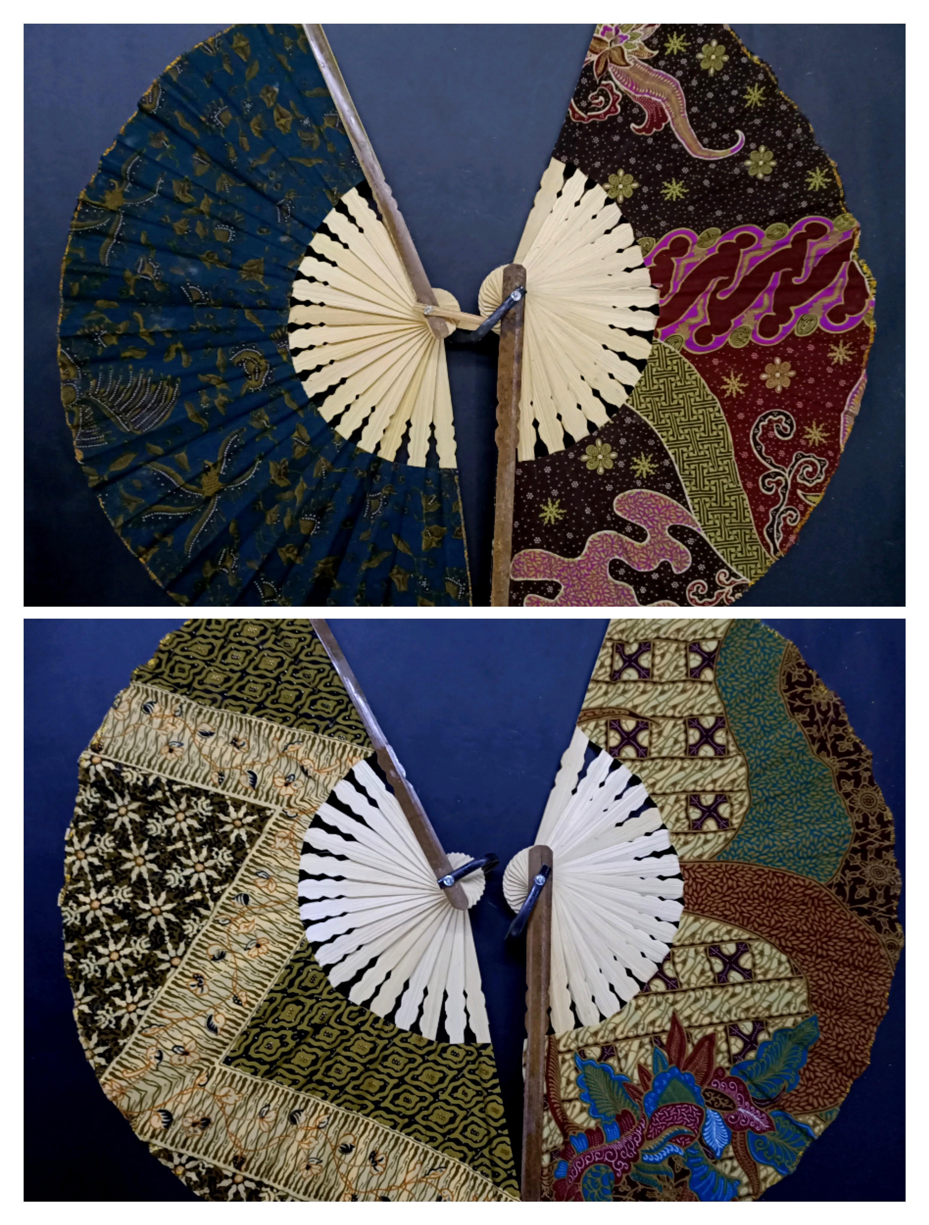 Batik hand fan, Everything Else on Carousell