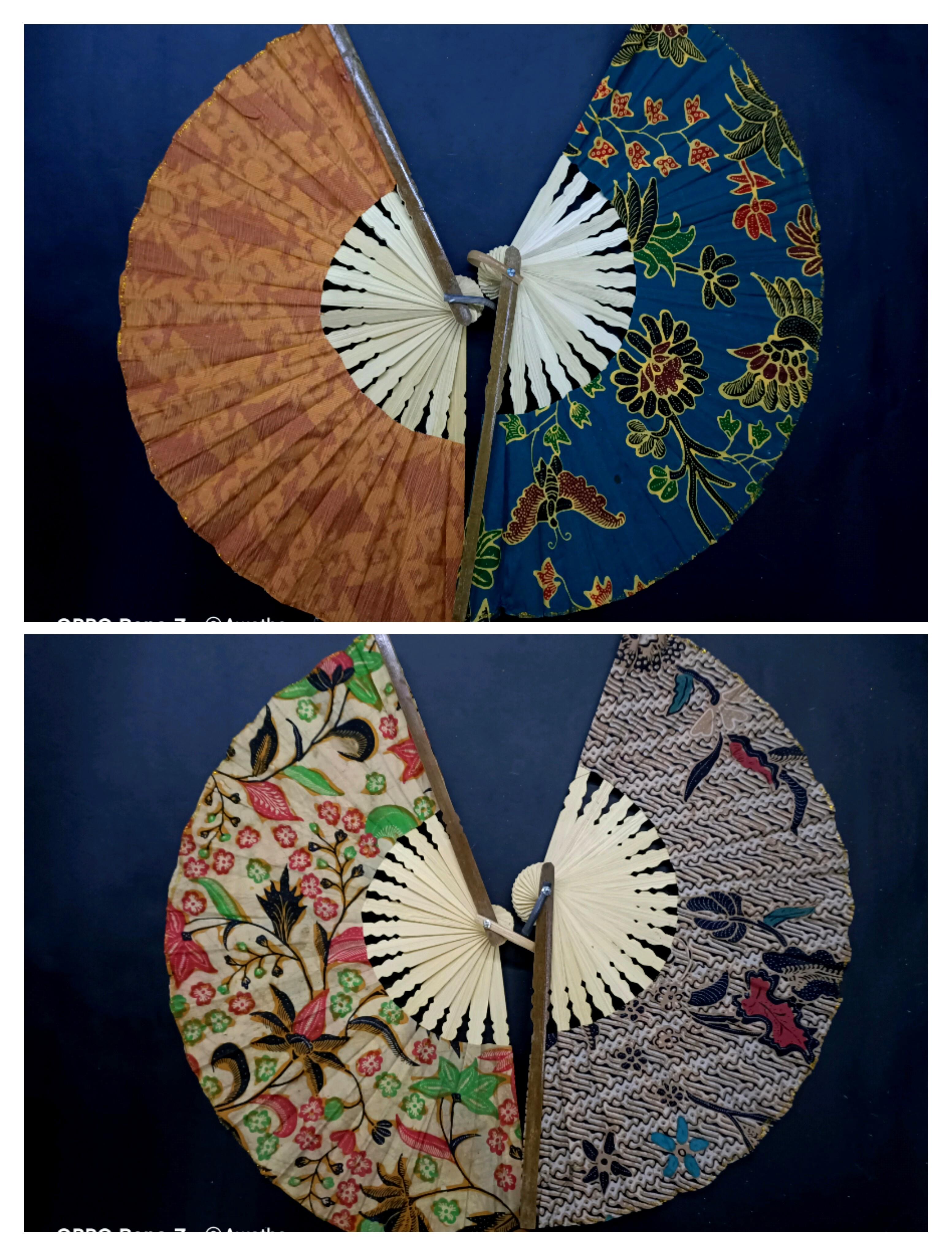 Batik hand fan, Everything Else on Carousell