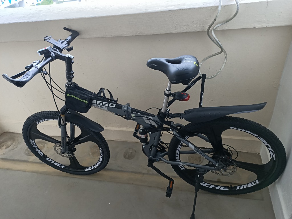 Begasso Foldable Mountain Bike 26, Sports Equipment, Bicycles & Parts ...