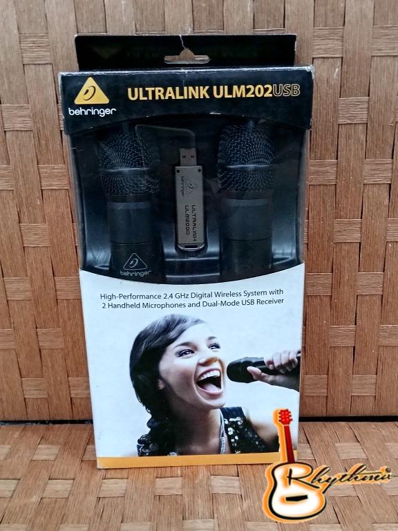 Behringer Ultralink ULM202USB 2.4Hz Digital Wireless System, Audio ...