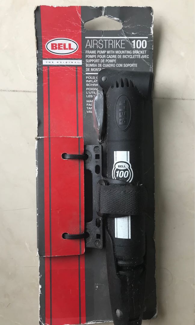Bell hand pump w mounting bracket, Sports Equipment, Bicycles & Parts ...