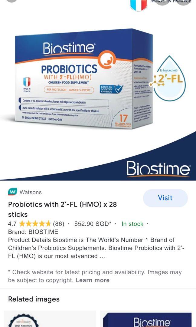 Biostime Probiotics Children, Health & Nutrition, Health Supplements ...