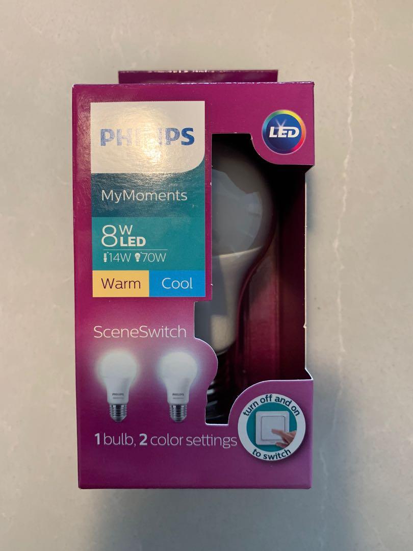 BNIB - Philips led sceneswitch light bulb, Furniture & Home Living ...