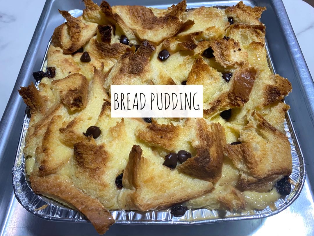HALAL BREAD PUDDING / RAISIN OR CHOCOLATE CHIP, Food & Drinks, Homemade ...