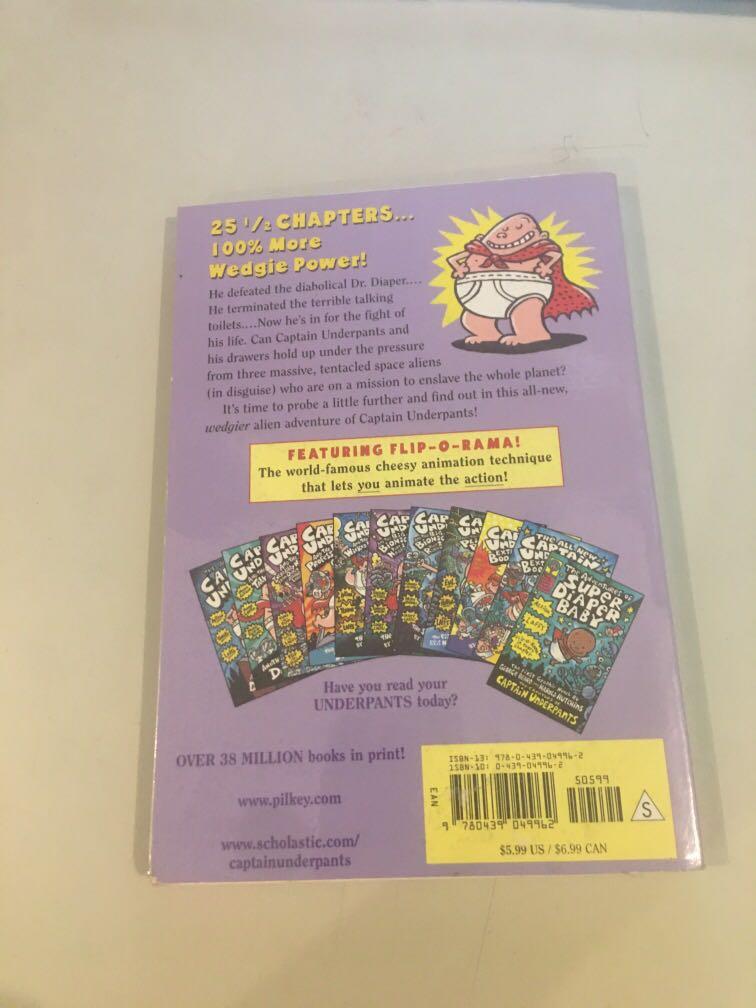 Captain Underpants Book 3 by Dav Pilkey, Hobbies & Toys, Books ...
