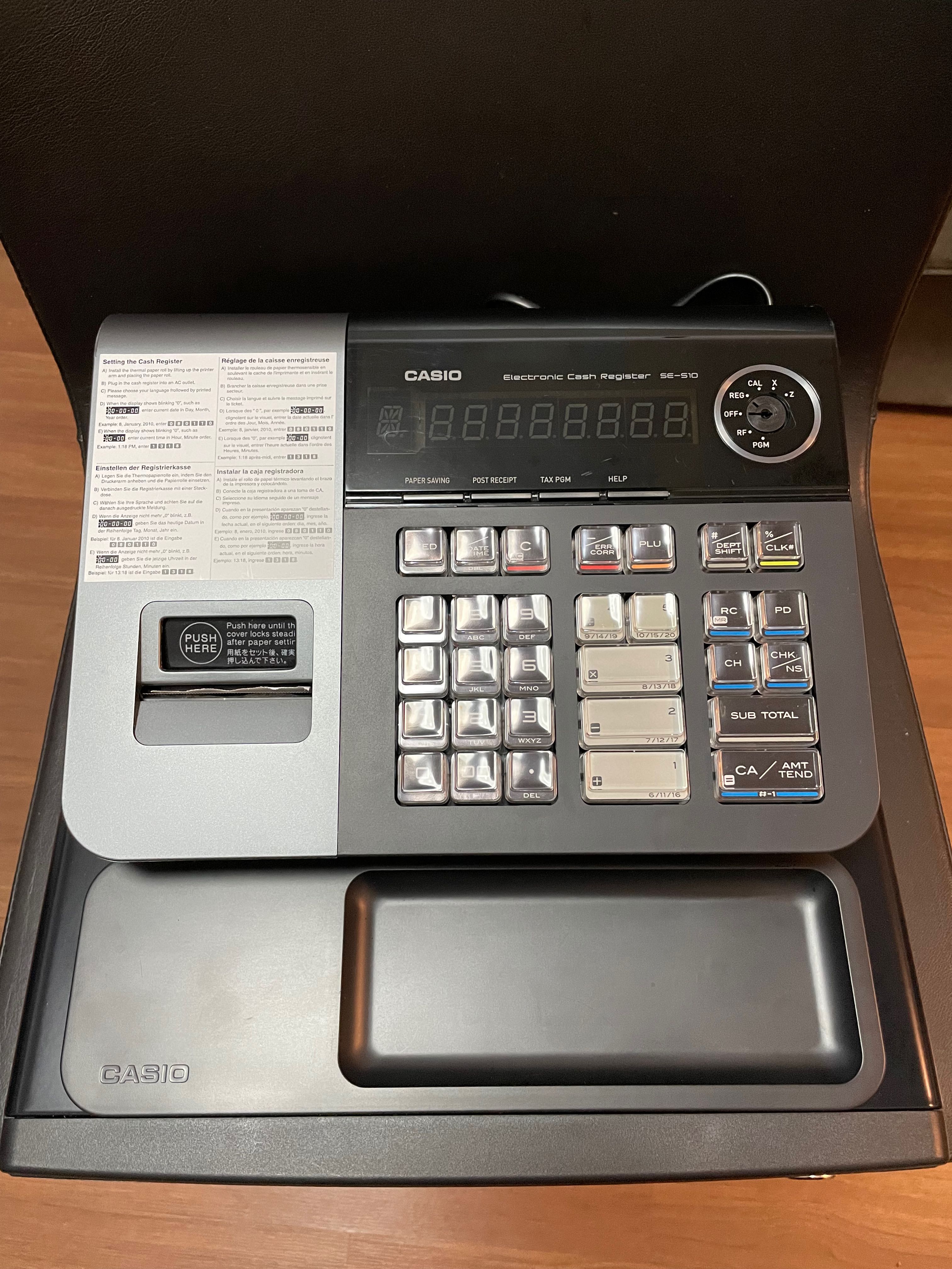 Casio Electronic Cash Register SE-S10, Computers & Tech, Printers ...