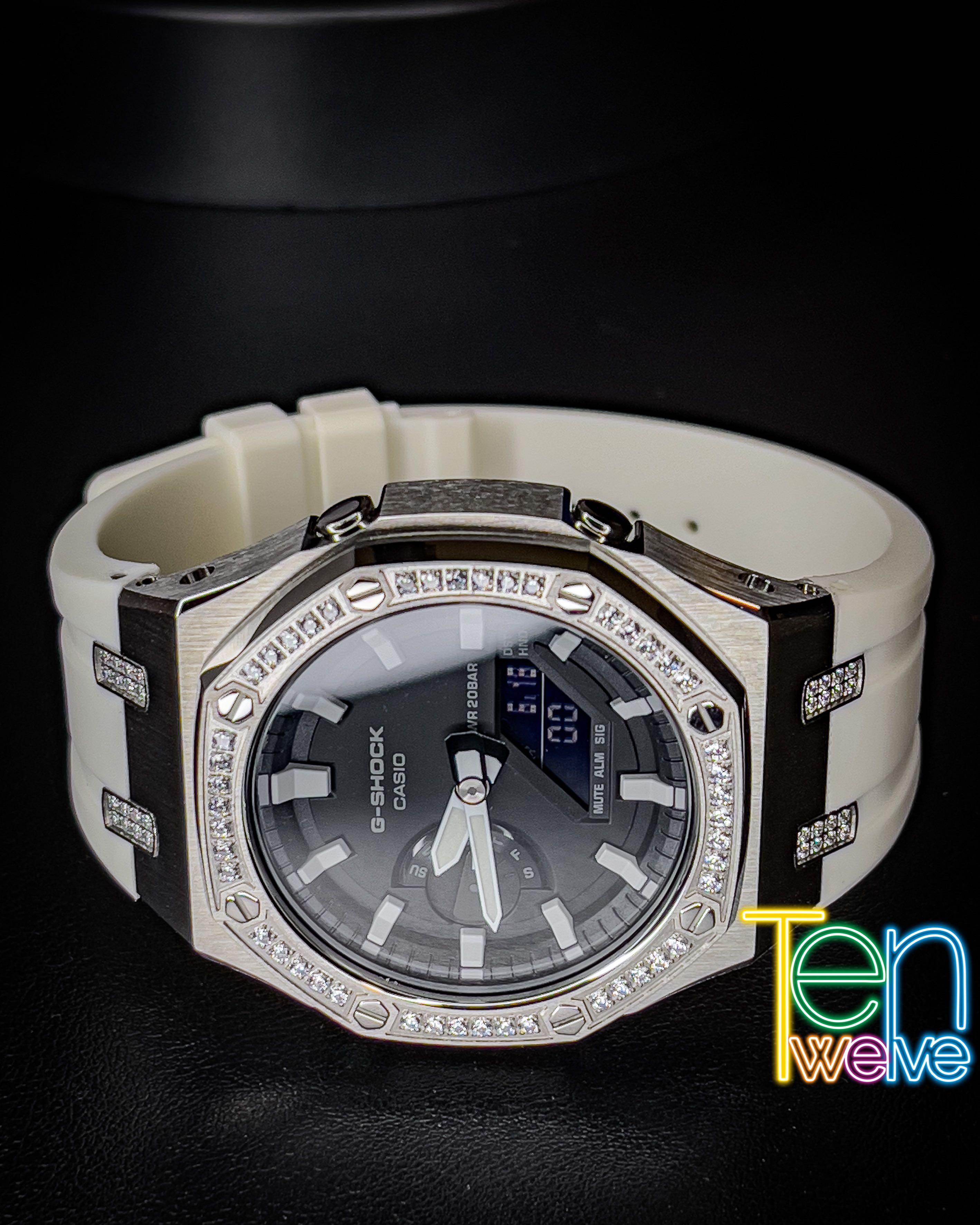 Casio G-Shock GA2100 GA2110 GA-2100 GA-2110 CasiOak Diamond Crystal ...