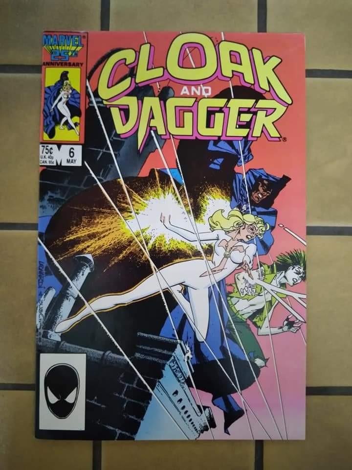 Cloak And Dagger #6 ( Rick Leonardi - Cover Art ) Marvel Copper Age ...