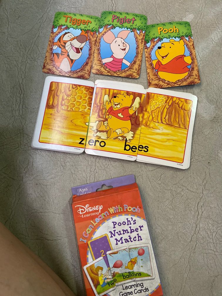 Disney Learn with Pooh Game Cards, Hobbies & Toys, Toys & Games on ...