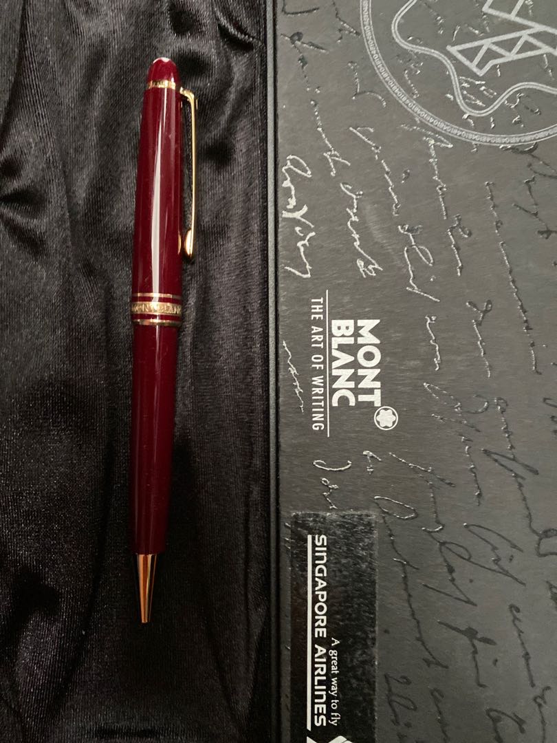 First Class Limited Edition Singapore Airline Mont Blanc Ball Point Pen ...