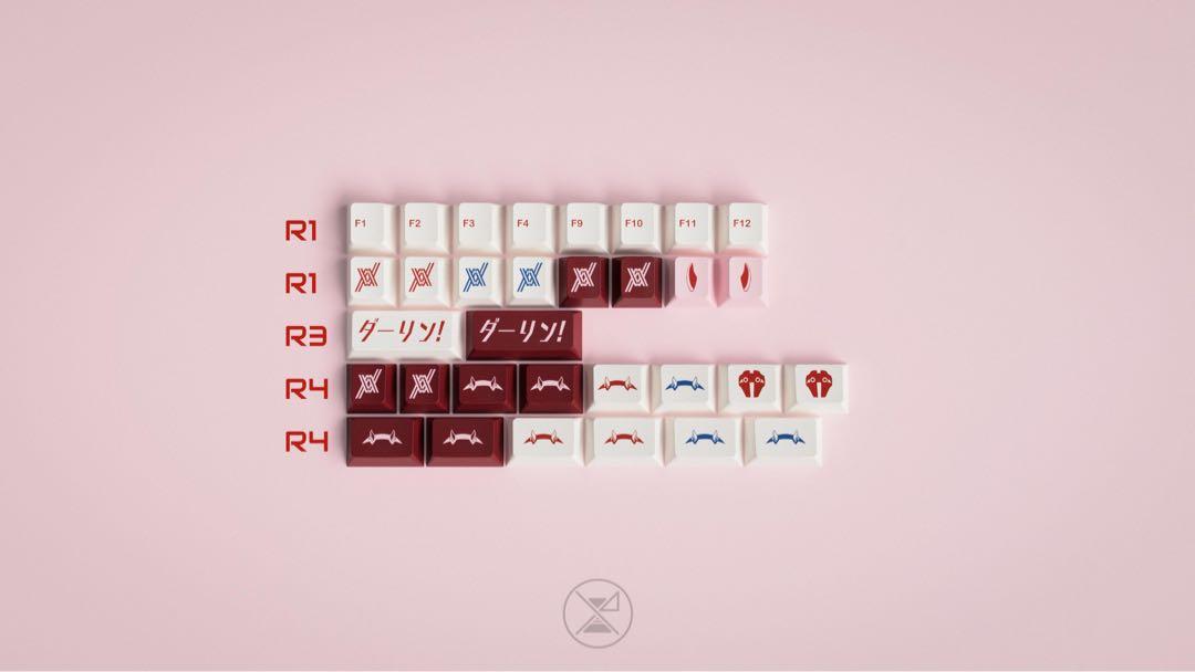 GMK Darling mechanical keyboard PBT kbdfans kprepublic SA JTK KAT ...