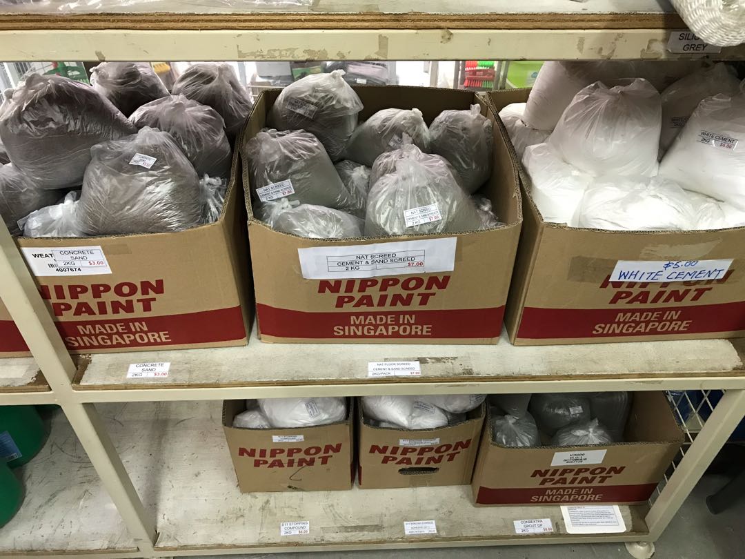 Grey/white Cement & Cornice Powder, Furniture & Home Living, Gardening ...