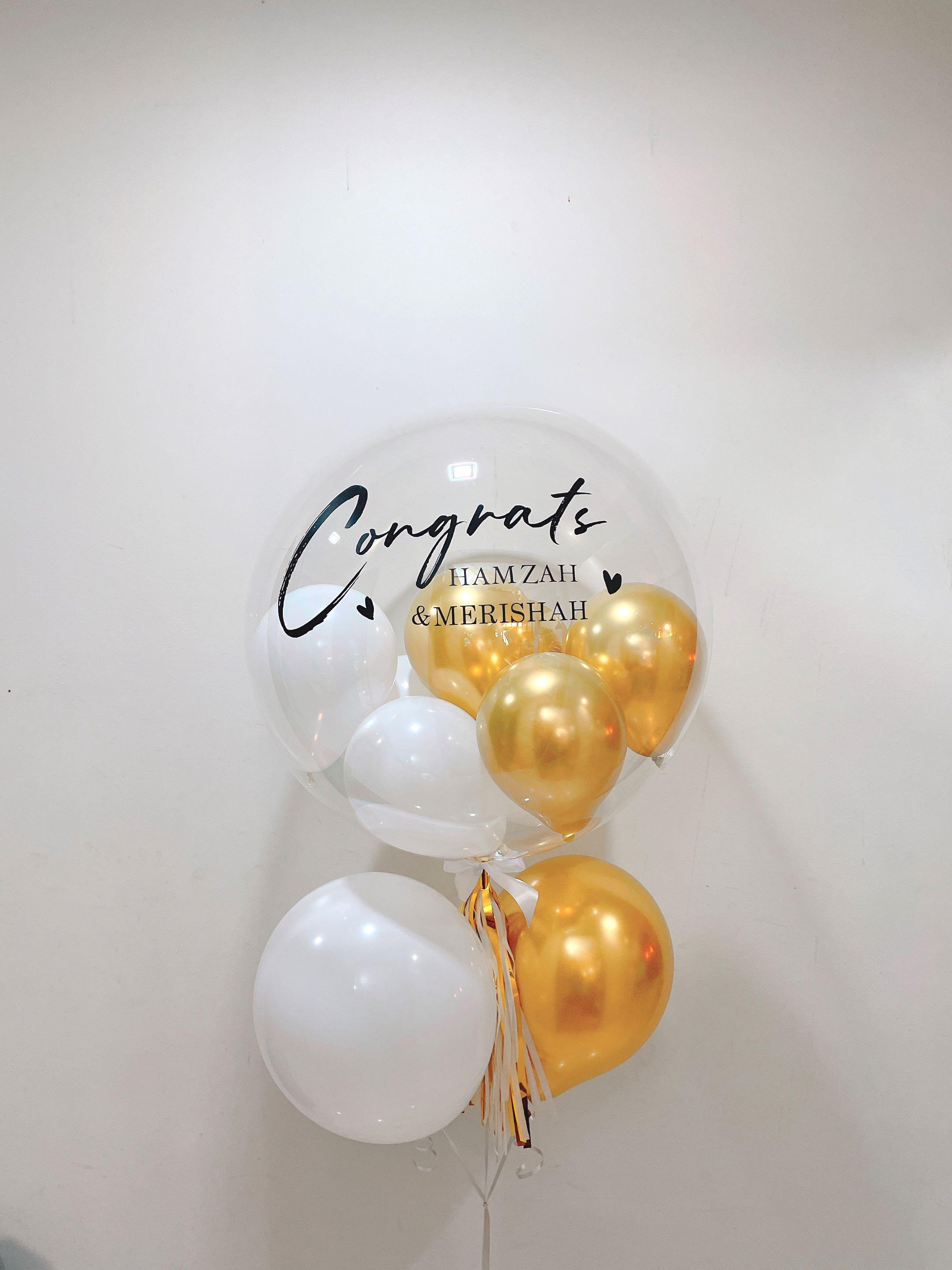 Bubble Helium Balloons , Birthday balloons, , Anniversary baby shower ...