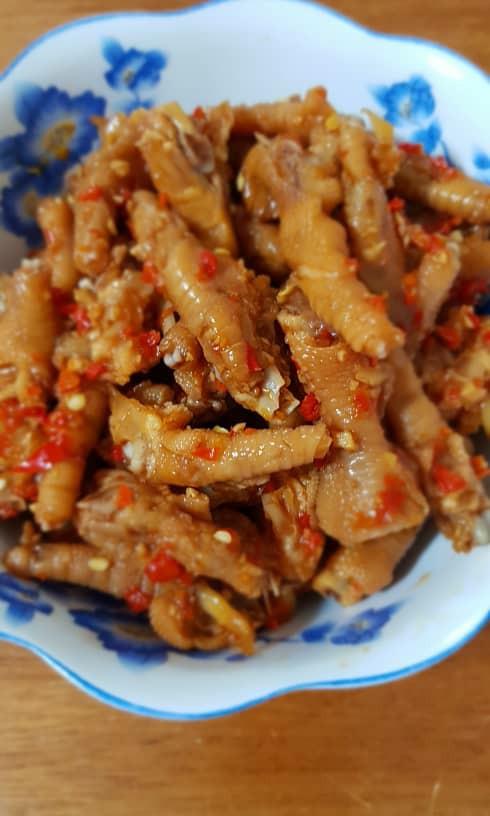 Homecooked Chinese Mala or Sour Spicy chicken feet (with bone) $10 ...