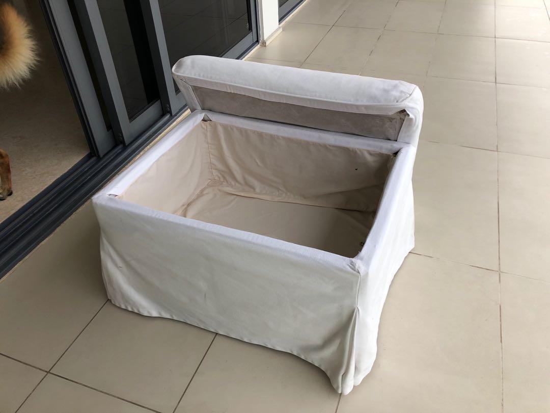 IKEA EKTORP foot stool, Furniture & Home Living, Furniture, Chairs on ...