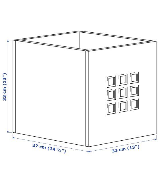 IKEA KALLAX + 8x Lekman White Box with legs, Furniture & Home Living ...