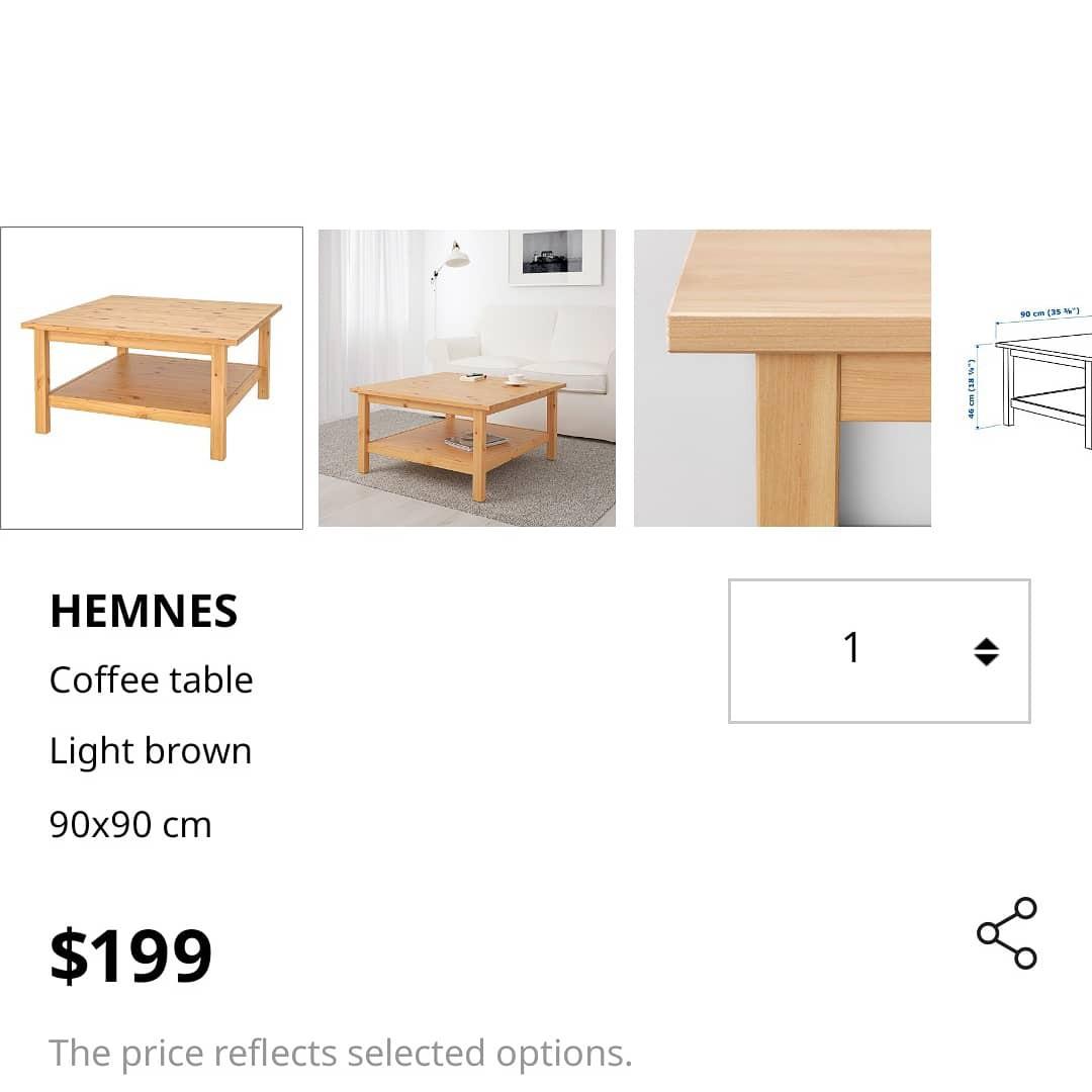 Ikea table, Furniture & Home Living, Furniture, Tables & Sets on Carousell