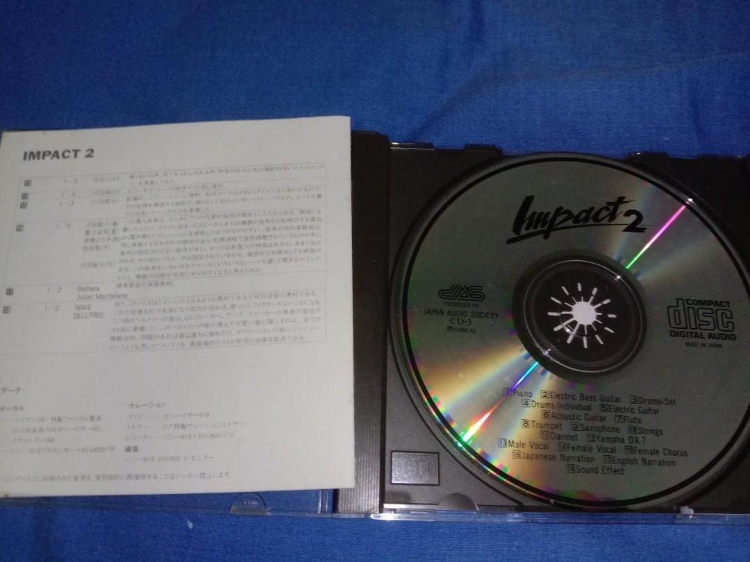 IMPACT 2 JAPAN AUDIOPHILE TEST SYSTEM CD MADE IN JAPAN, Hobbies & Toys ...