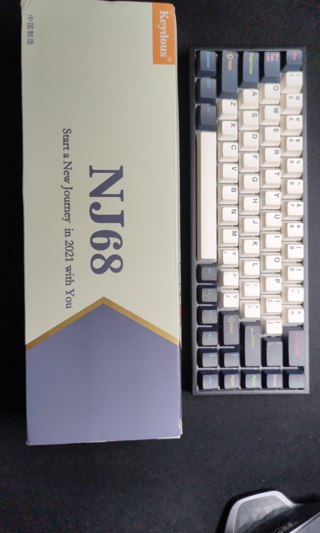 Keydous nj68 mechanical keyboard, Computers & Tech, Parts & Accessories ...