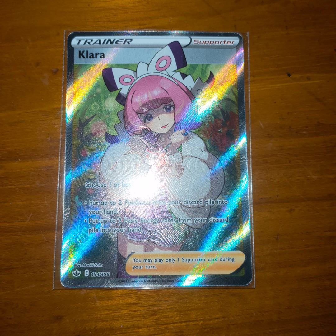 Klara trainer card, Hobbies & Toys, Toys & Games on Carousell