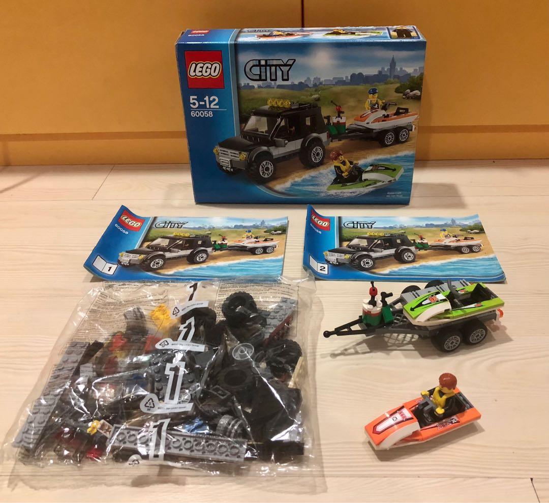 LEGO City 60058 SUV with Watercraft [Retired Set], Hobbies & Toys, Toys ...