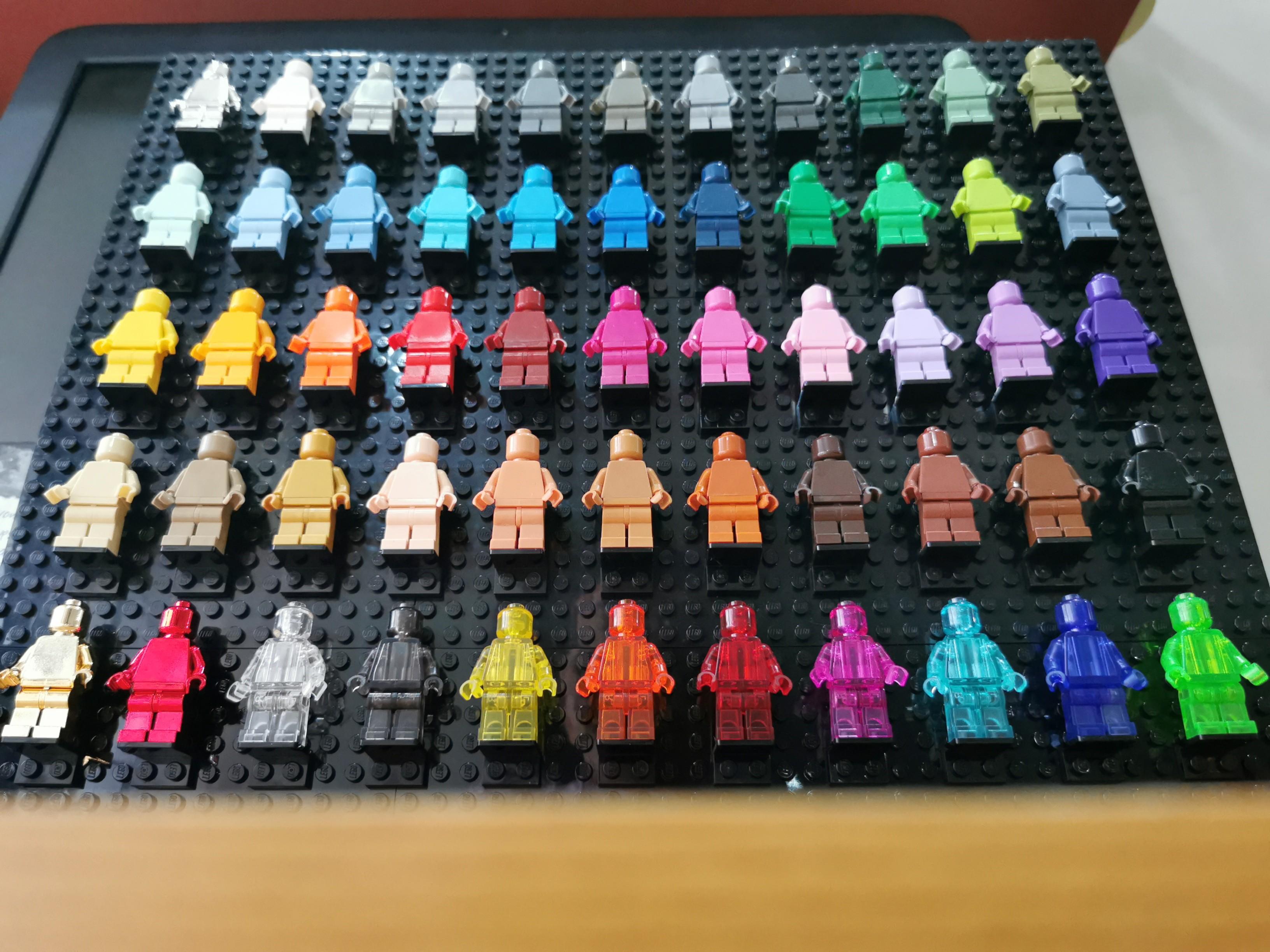LEGO COLLECTIBLE MINIFIGURES: MONOFIGS - 55 Monochrome minifigures ...