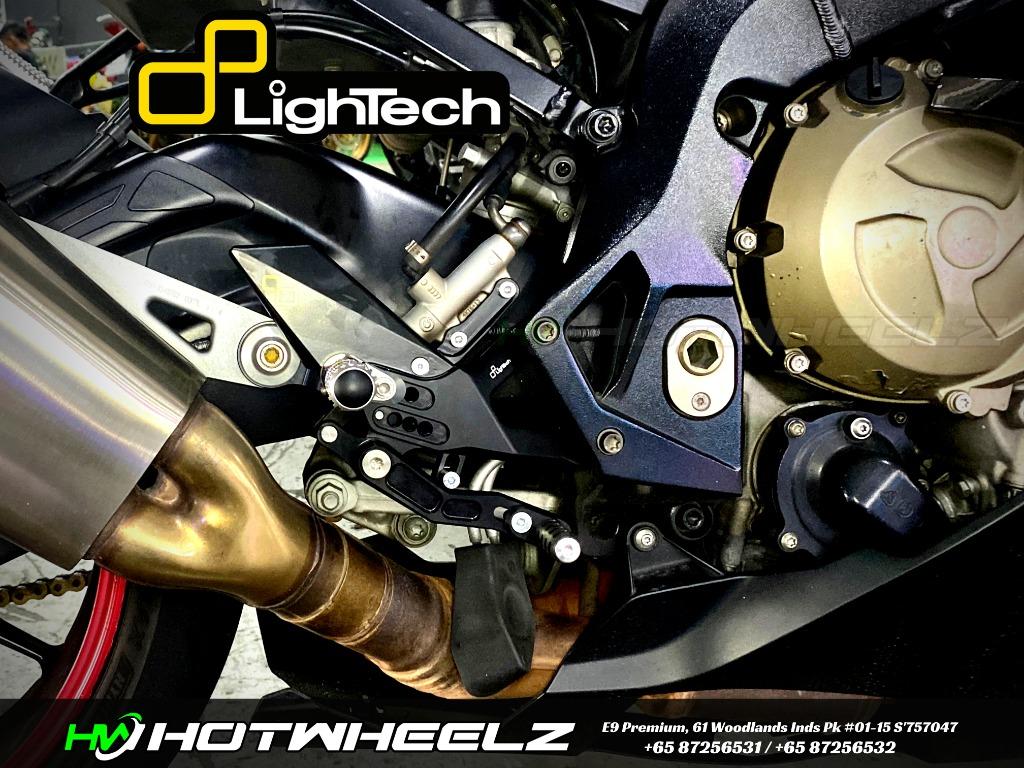 LighTech Adjustable Rear Sets- BMW S1000RR, Motorcycles, Motorcycle ...
