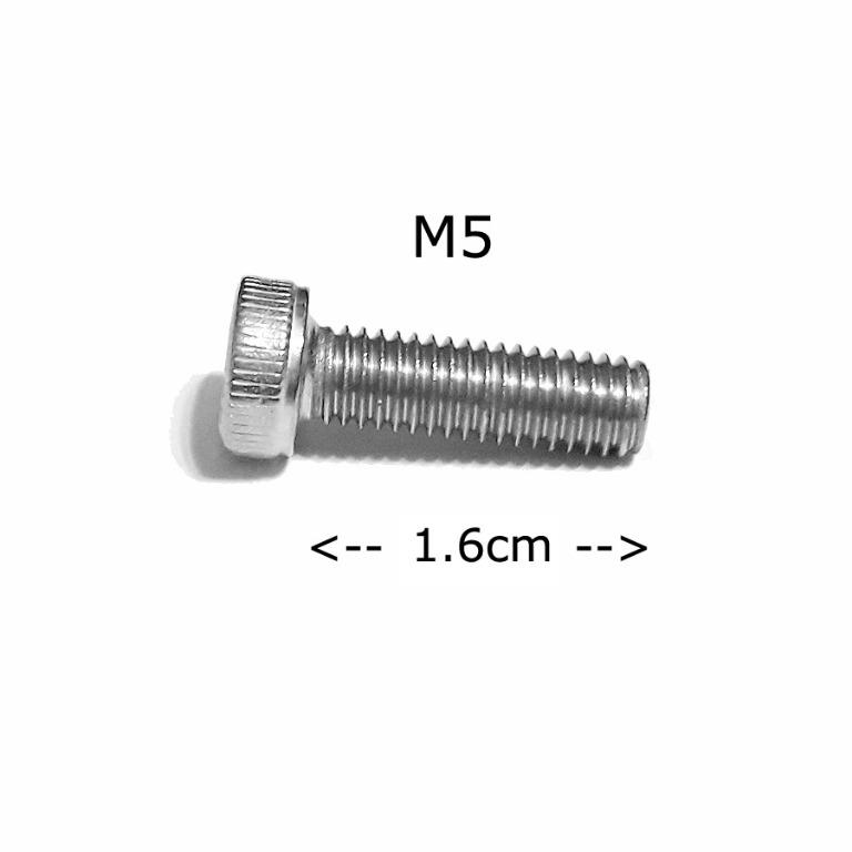 M5 Hex Bolt Set (1.6cm) Screw, Sports Equipment, Bicycles & Parts ...
