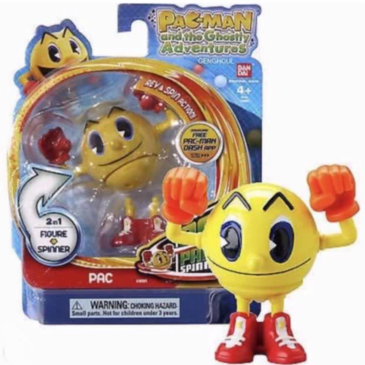 MISB 2 in 1 Pac-Man Figure & Pac Man Panic Battle Spinner , Hobbies ...