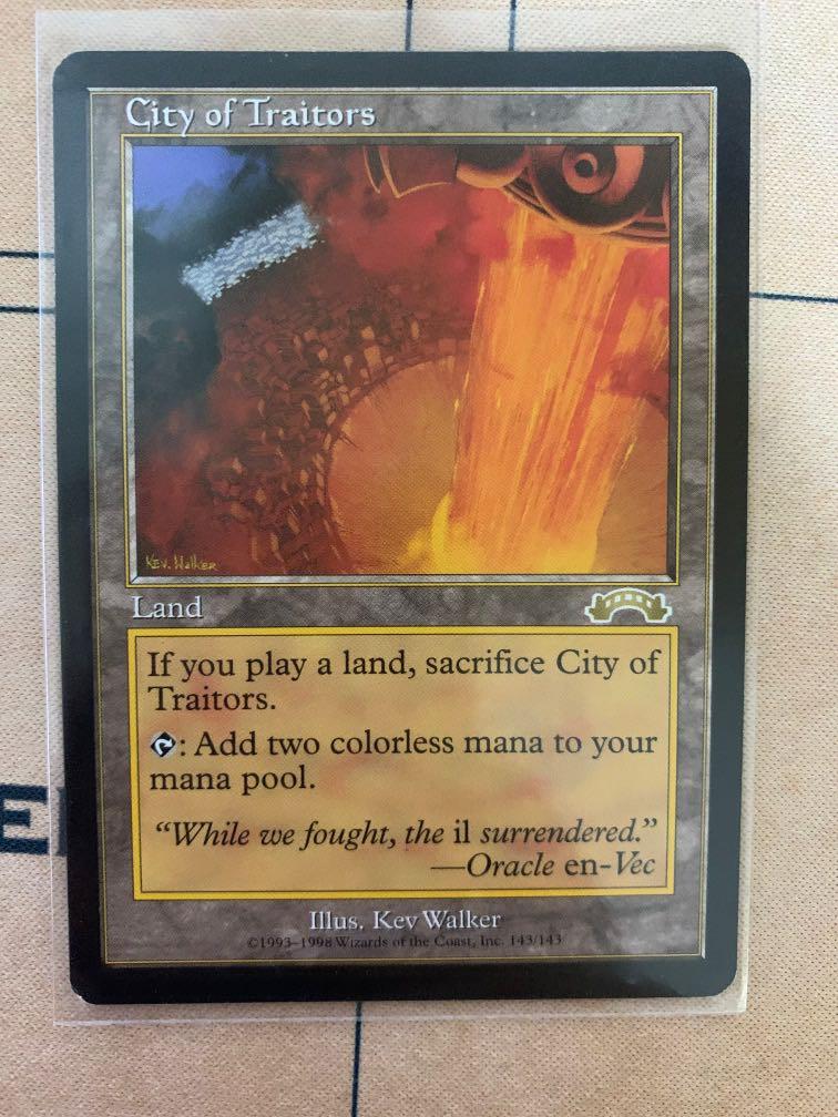 MTG - City of Traitor, Hobbies & Toys, Toys & Games on Carousell