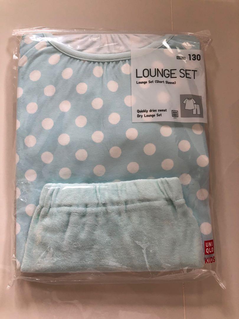New Uniqlo Lounge Set Short Sleeve Pyjamas set, Babies & Kids, Babies ...