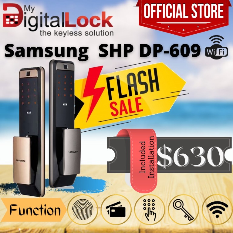 [OFFICIAL] Samsung SHP DP 609 Push Pull Digital Lock (PI Set), Mobile Phones & Gadgets, Mobile ...