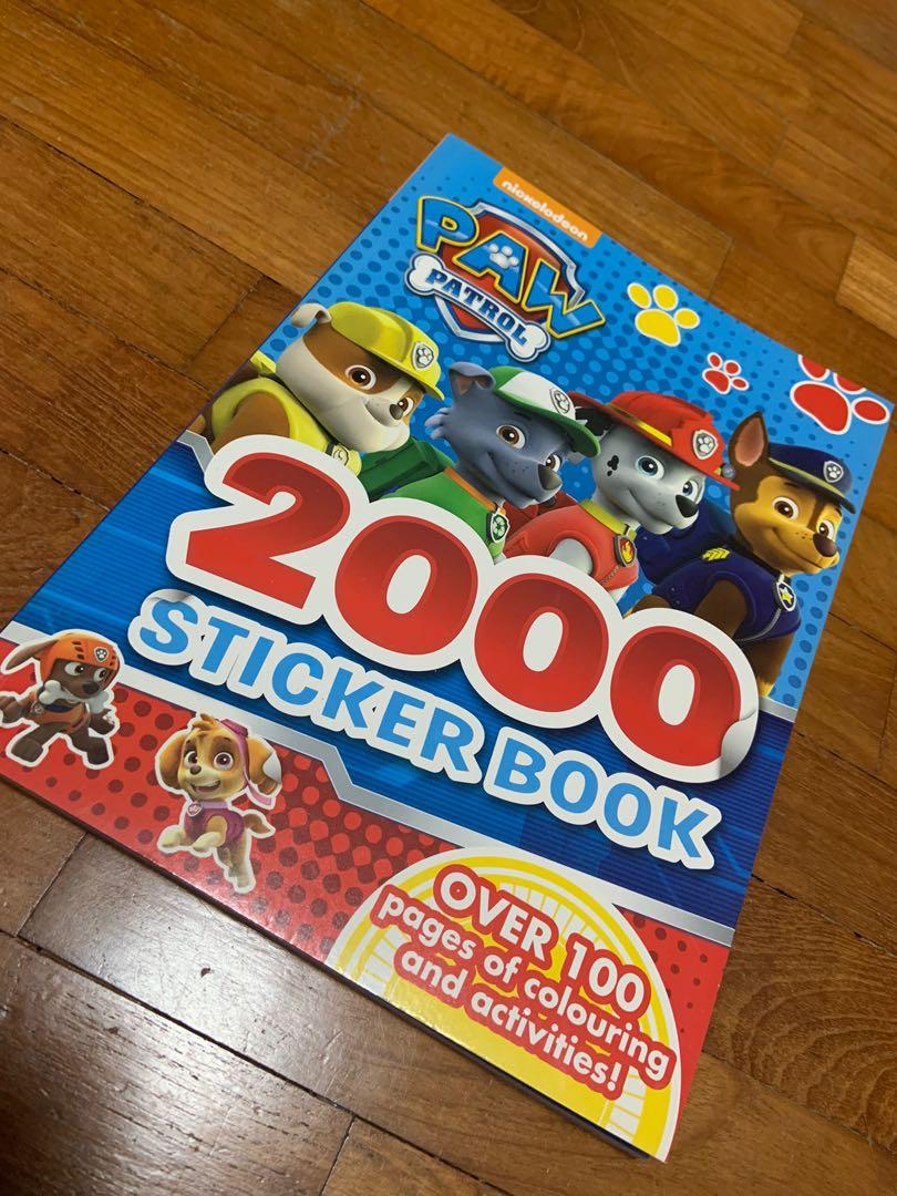 Paw Patrol {2,000} Sticker Book, Hobbies & Toys, Books & Magazines ...