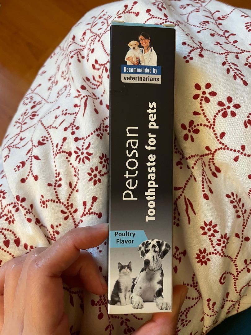 Petosan pet toothpaste (poultry flavour), Pet Supplies, Health ...
