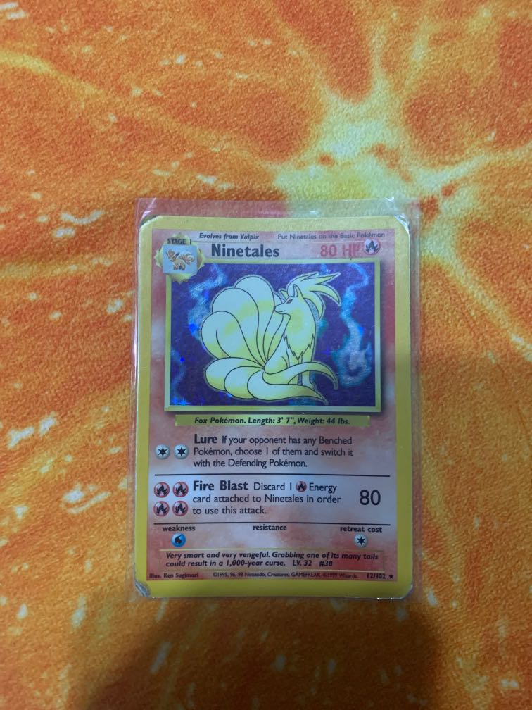Pokemon Card ninetails first release, Hobbies & Toys, Toys & Games on ...