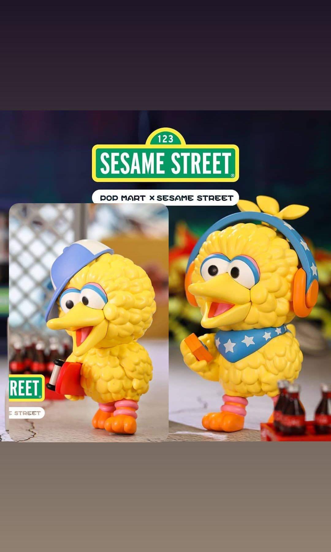 Popmart x Sesame Street (Big Bird Bundle), Hobbies & Toys, Toys & Games ...