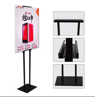 A3 | A4 Poster Stand | Stainless steel display Stand | Signage stand ...