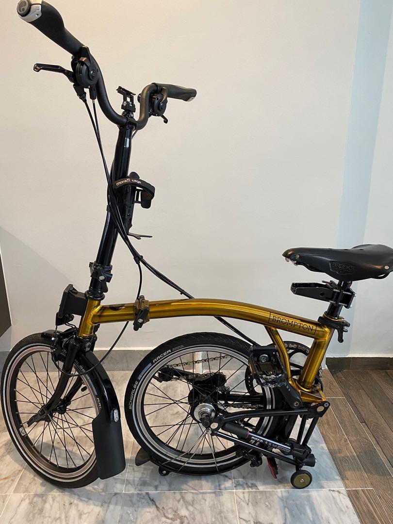 Rare Brompton Gold Edition, Sports Equipment, Bicycles & Parts ...