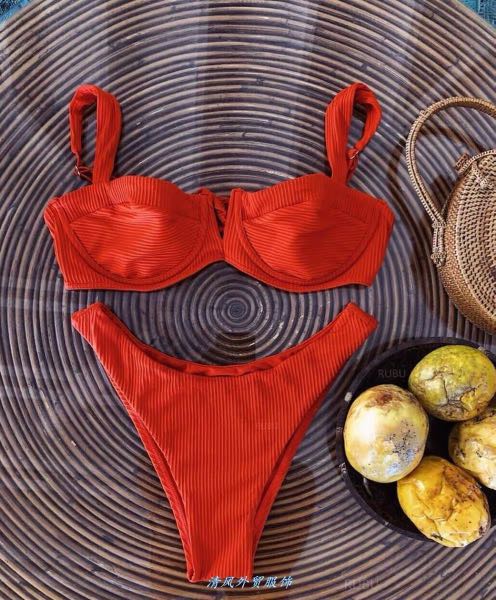 Revolve inspired 2 piece bikini, Women's Fashion, Swimwear, Bikinis ...