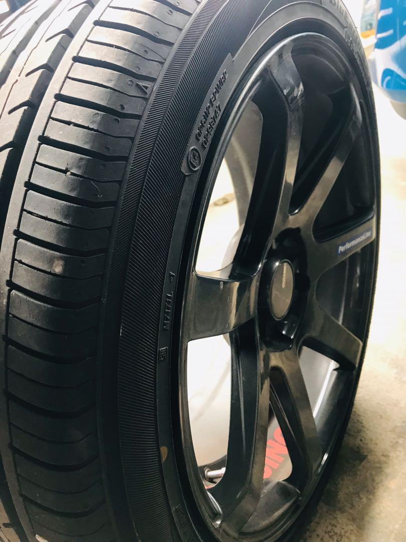 RIM 17 with tayer, Auto Accessories on Carousell