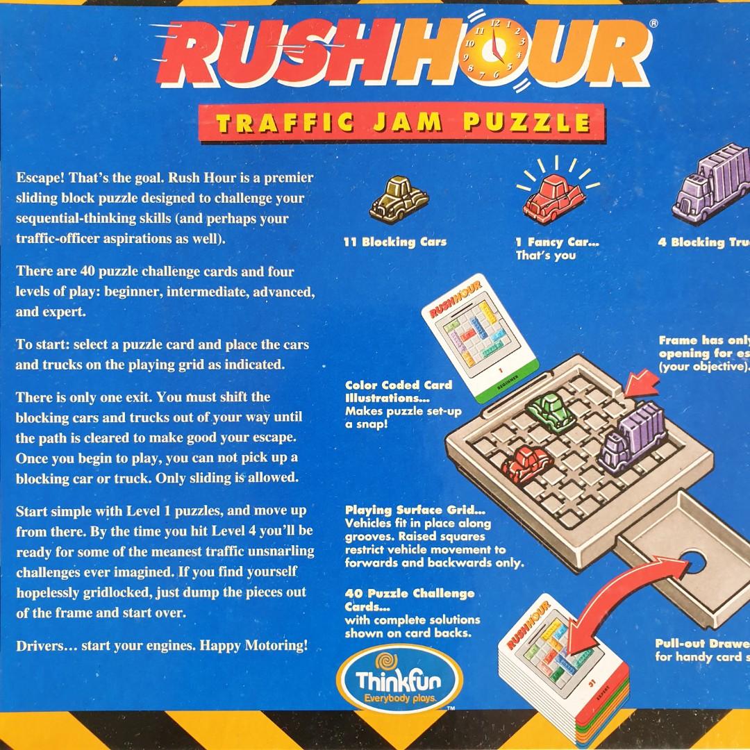 Rush hour boardgame, Hobbies & Toys, Toys & Games on Carousell