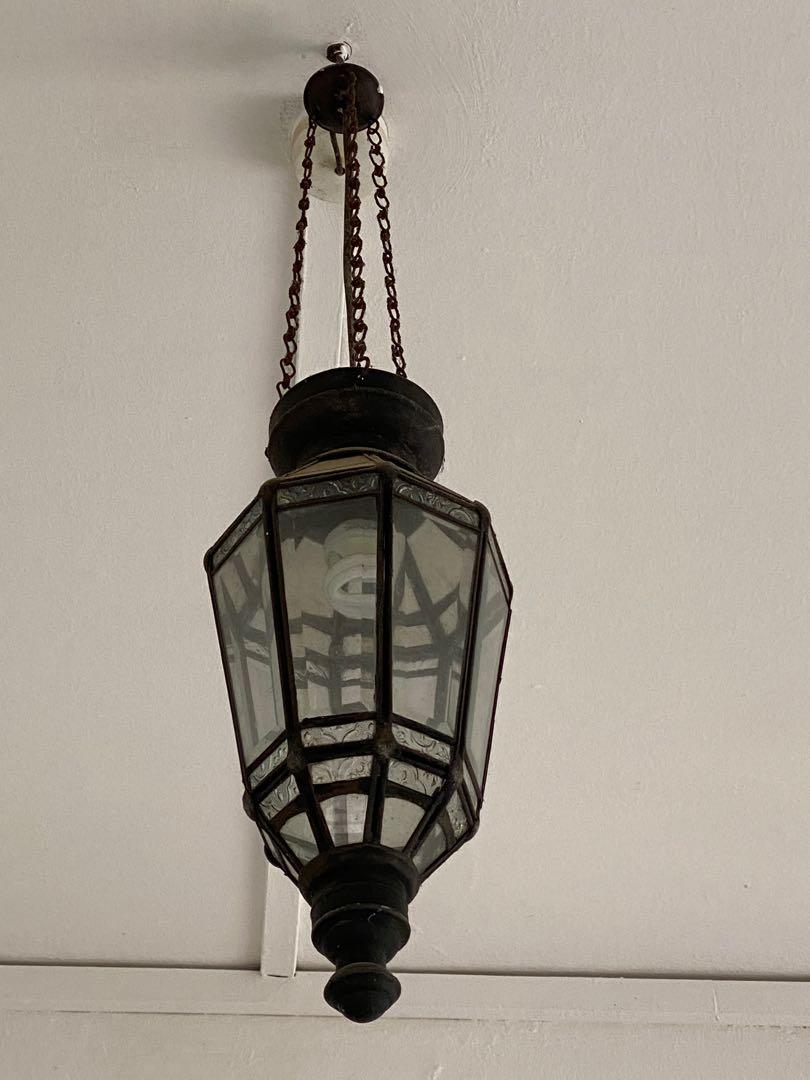 Rustic ceiling lamps, Furniture & Home Living, Lighting & Fans ...