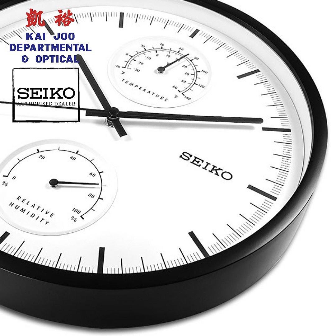 Seiko Temperature and Humidity Function With Quiet/ Silent Sweep Second ...