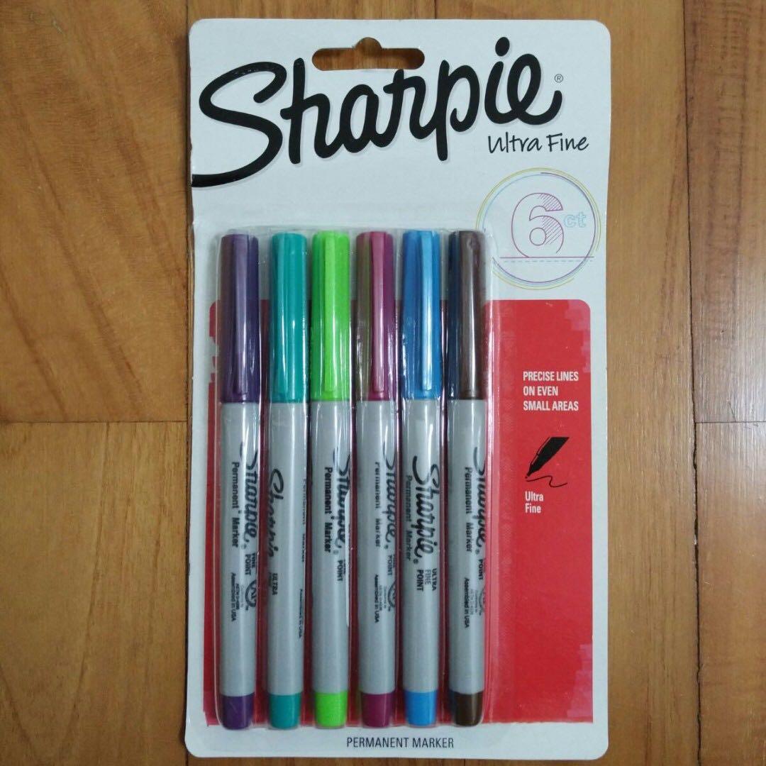 Sharpie Ultra Fine Point Markers (6ct), Hobbies & Toys, Stationery ...