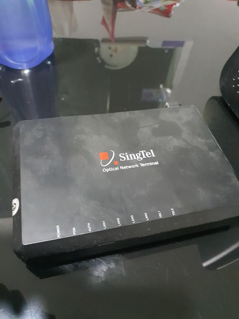 Singtel Router and Modem., TV & Home Appliances, TV & Entertainment ...