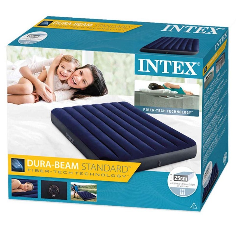 [STARZ] Intex Fiber Tech Dura Beam Queen ( 1.37 cm ) Inflatable Air ...