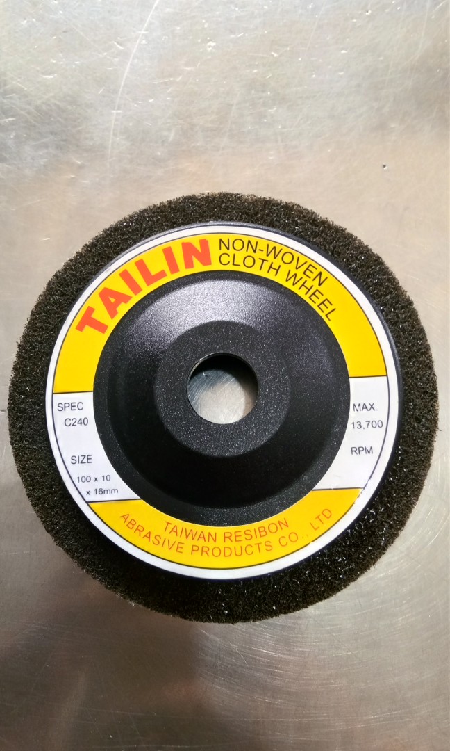 Tailin - 4" Non-Woven Cloth Wheel, Commercial & Industrial ...