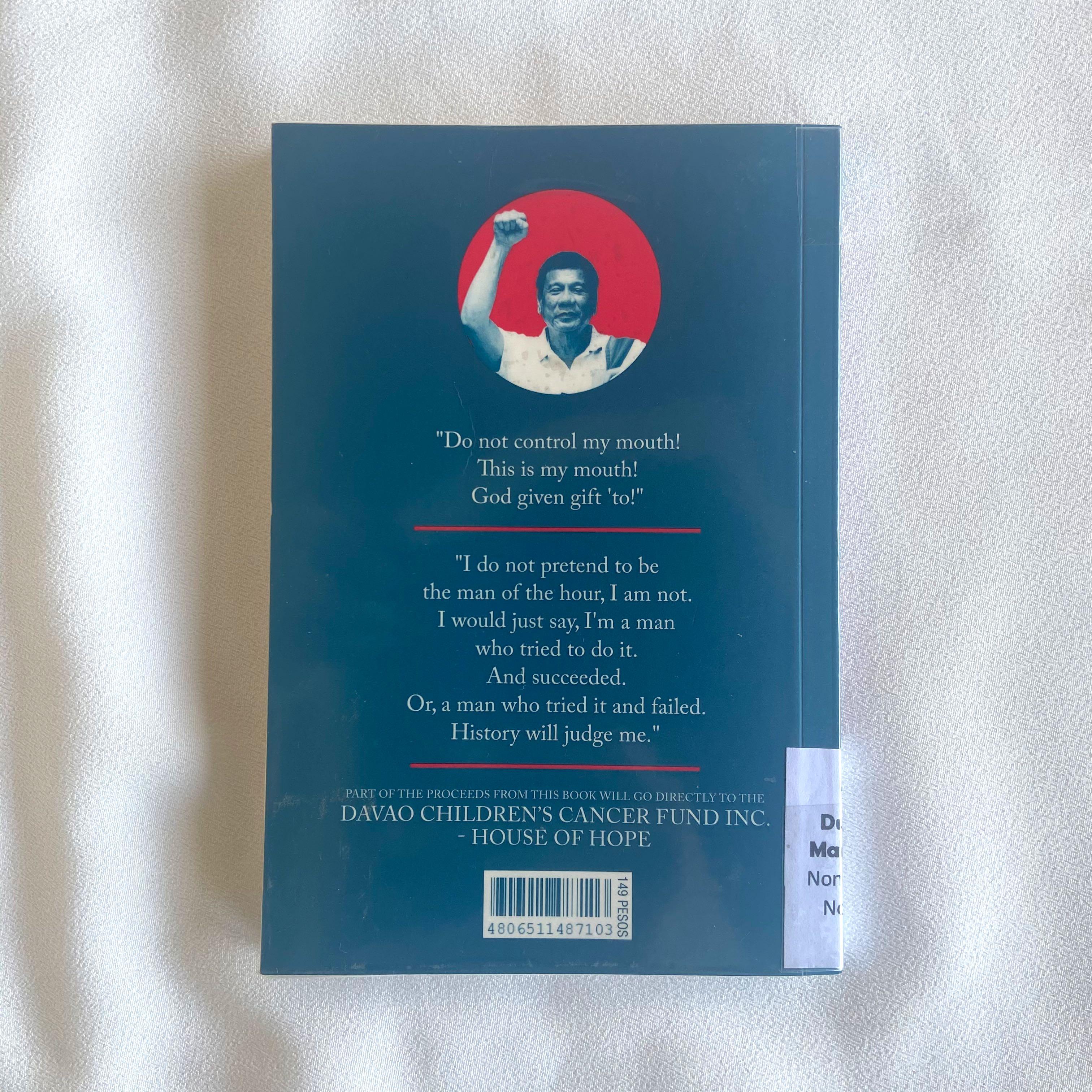 The Duterte Manifesto, Hobbies & Toys, Books & Magazines, Children's ...